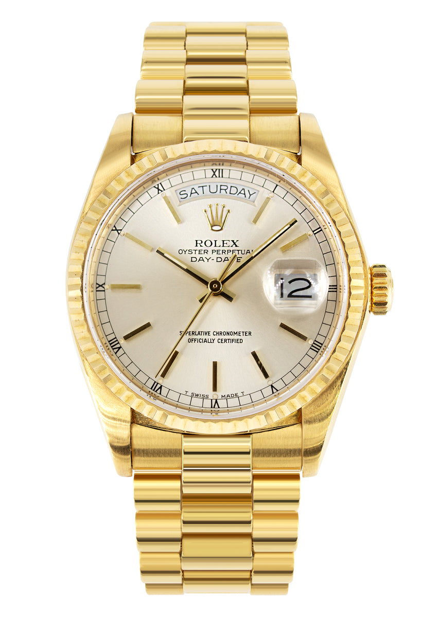 Rolex Day-Date | Presidential | Model 18238 | 18K Yellow Gold | FLUTED