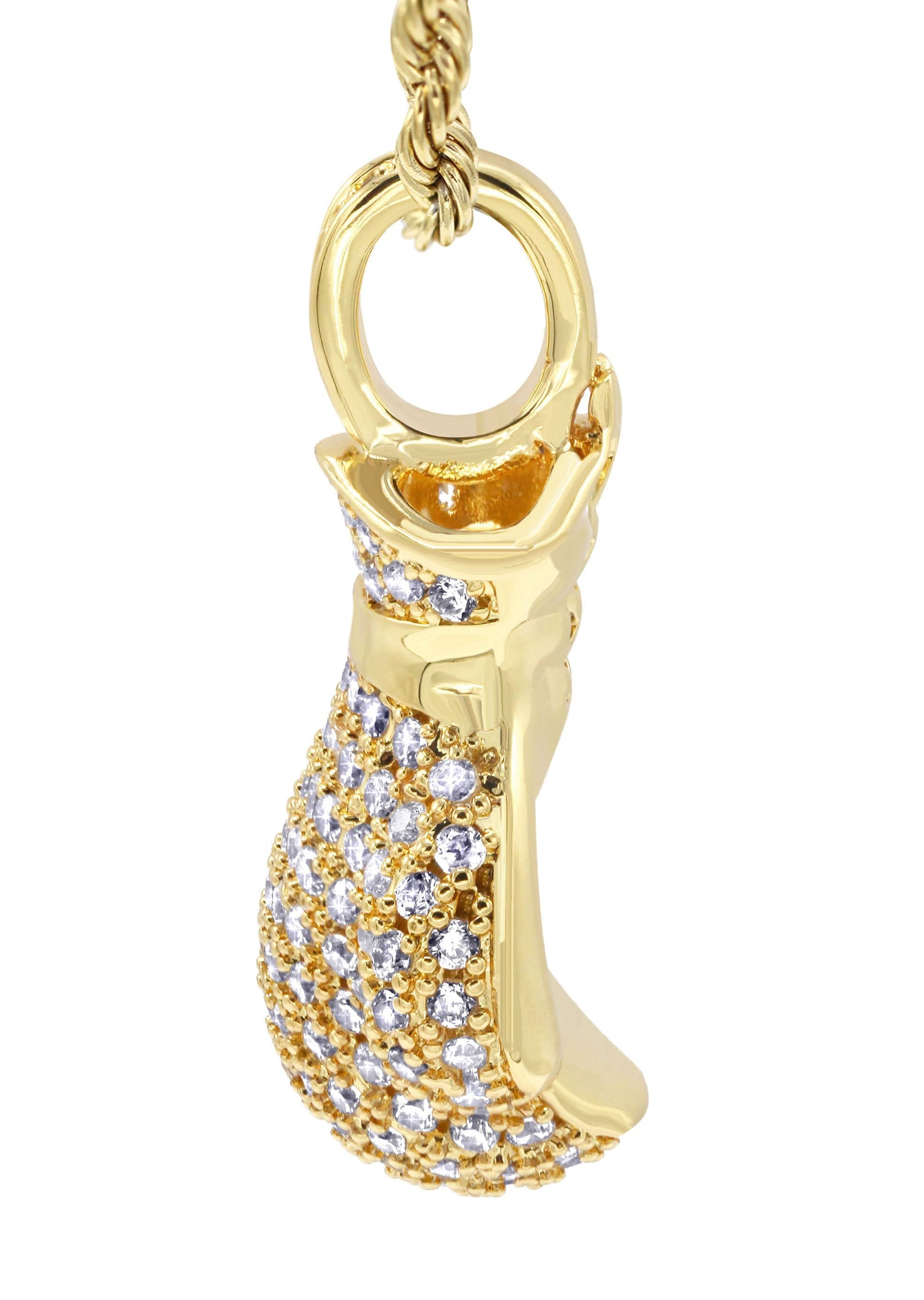 Boxing Glove Chain 9ct Gold Filled Boxing Glove Pendant On A 6mm Rope