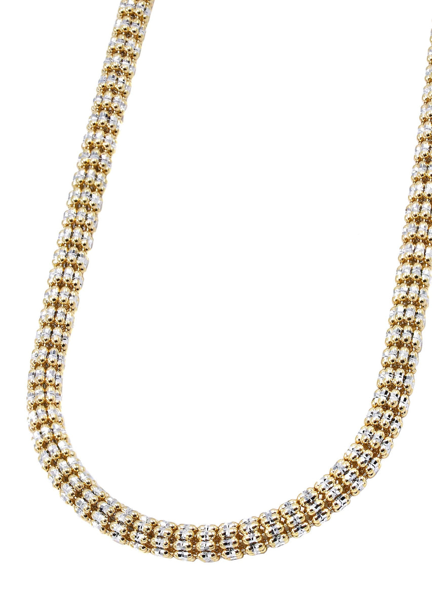Yellow Ice Chain - 14K Gold Chain